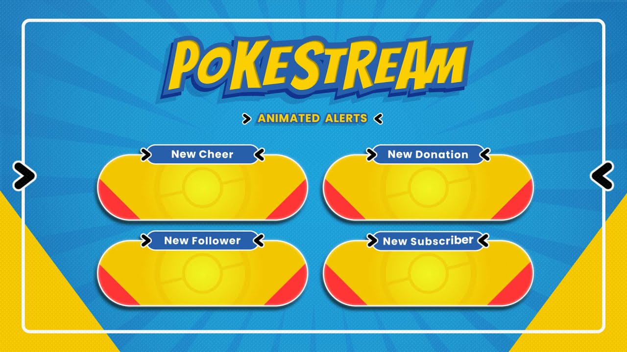 Pokemon Animated Alerts for Twitch, Youtube and Facebook Gaming - YouTube