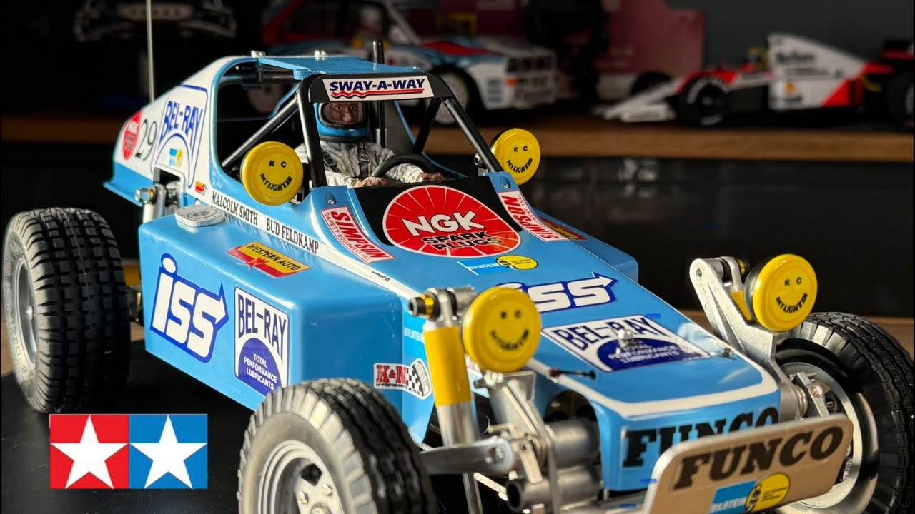 Tamiya Racing Buggy Champ custom authentic livery - YouTube