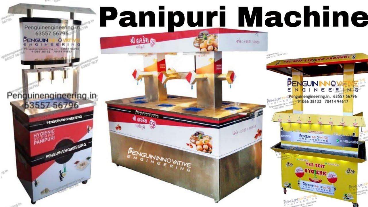 3 Nozzles Pani Puri Machine Panipuri filling machine New Business Model ...