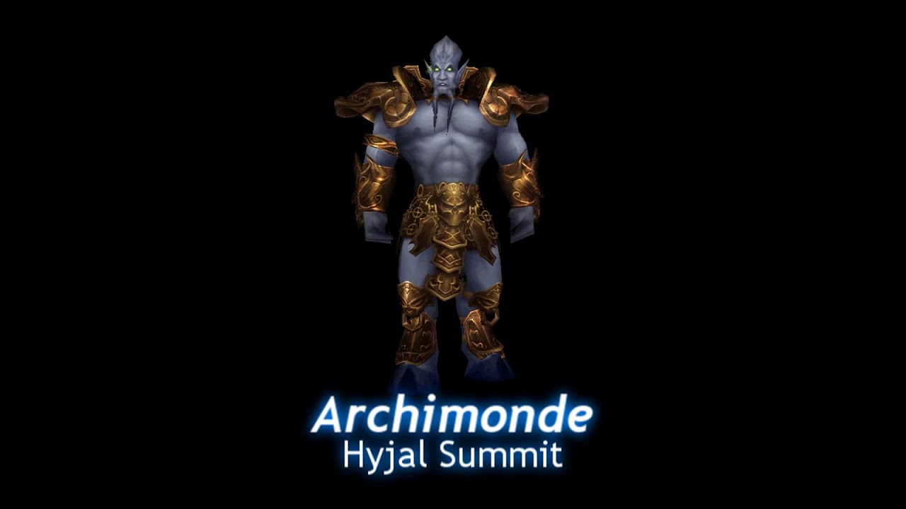 TBC Raid - Mount Hyjal - Archimonde - YouTube