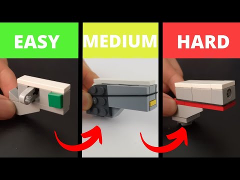 How to make 3 mini Lego Guns!!