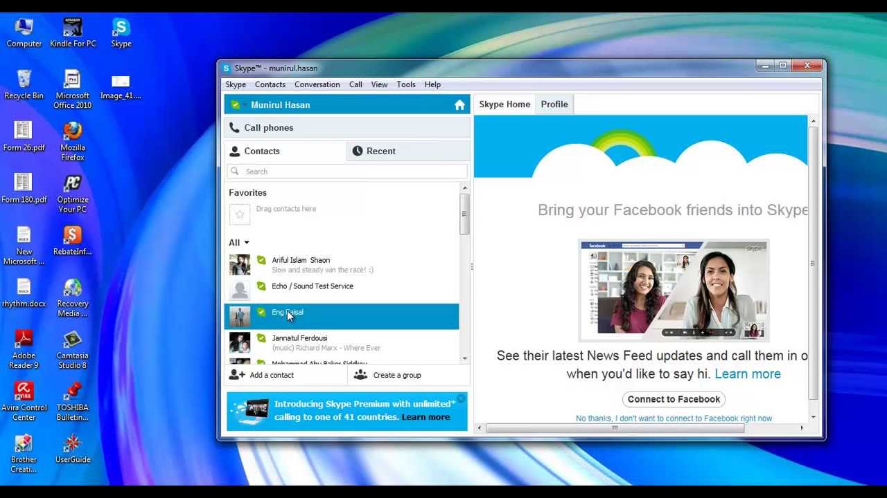 Instant Messaging with Skype - YouTube