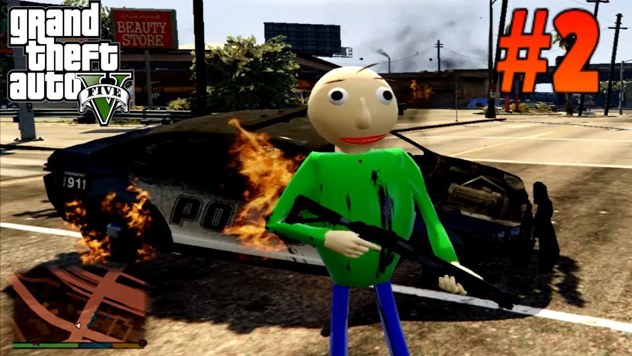 INVINCIBLE Baldi's in GTA 5 - YouTube