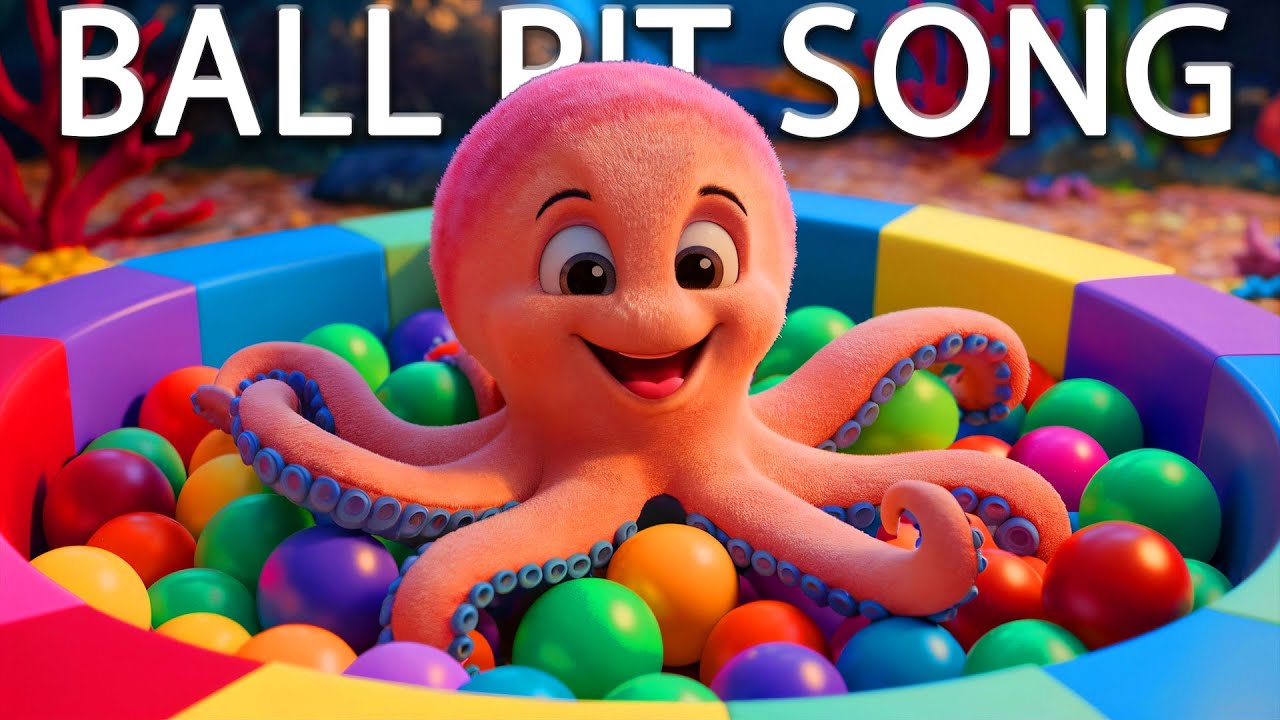 Ball Pit Fun | Animals | Kids Song & Nursery Rhyme - YouTube