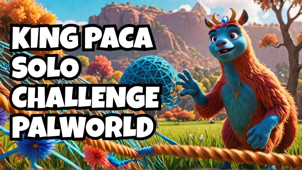 CAPTURE King Paca AGAIN in Palworld Alone! - YouTube