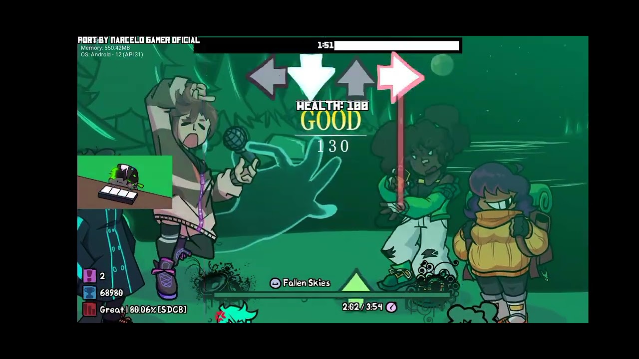 FNF 201 Street- Fallen Skies Gameplay - YouTube