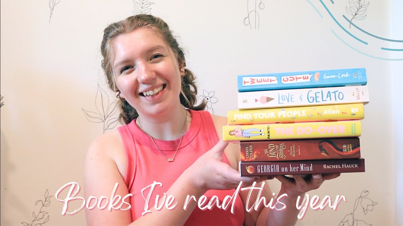 All of the books I've read so far this year! - YouTube