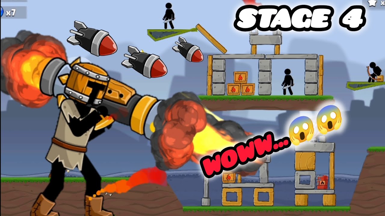 Game offline stage 4 stickman boom •||#gameplay - YouTube
