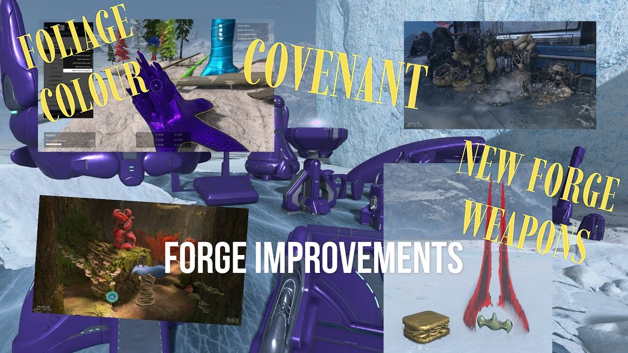 New Forge Weapons Covenant Objects Folliage Colours And Mode Scripting Halo Infinite Forge