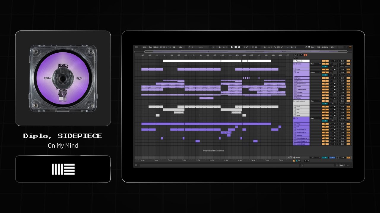 Diplo, SIDEPIECE - On My Mind - Ableton Remake - YouTube