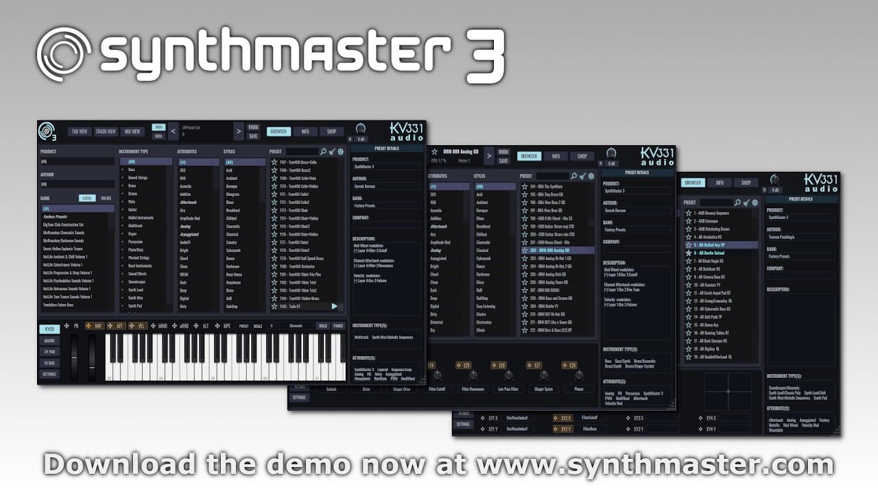 Introduction to SynthMaster 3 Layers - YouTube