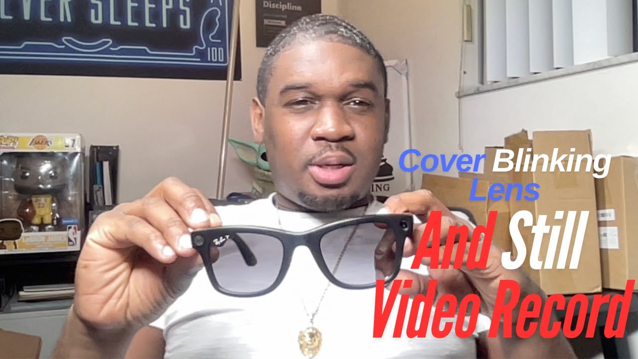 Ray-Ban Meta SunGlasses lens Cover still works for Video Recording when ...