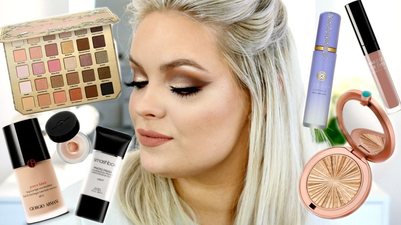 Testing New Makeup - Full Face of First Impressions - YouTube