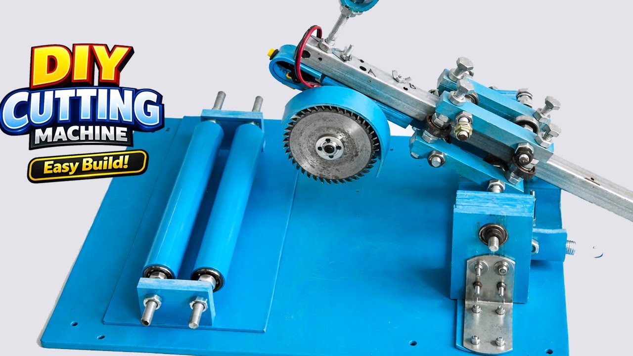 DIY Angle Grinder Sliding Cutting motor 775 - YouTube