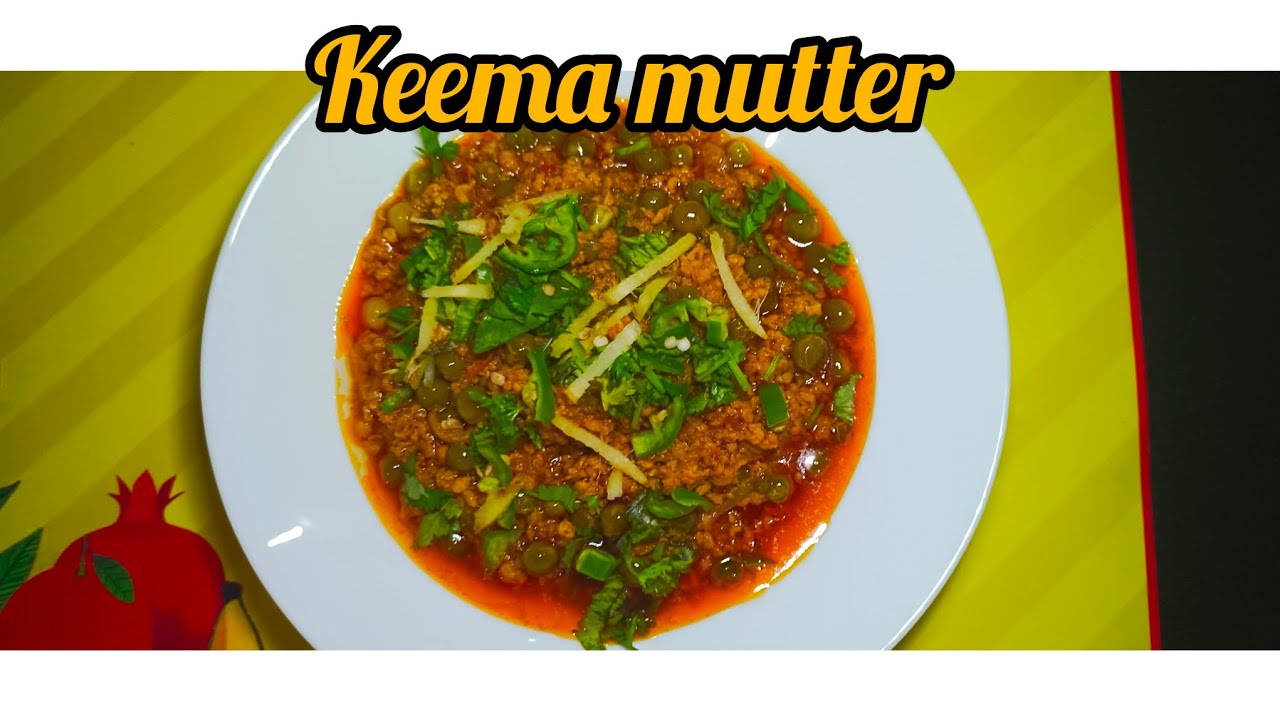 Keema Mutter| Unique And Easy Recipe|With Chef Iram Khan - YouTube
