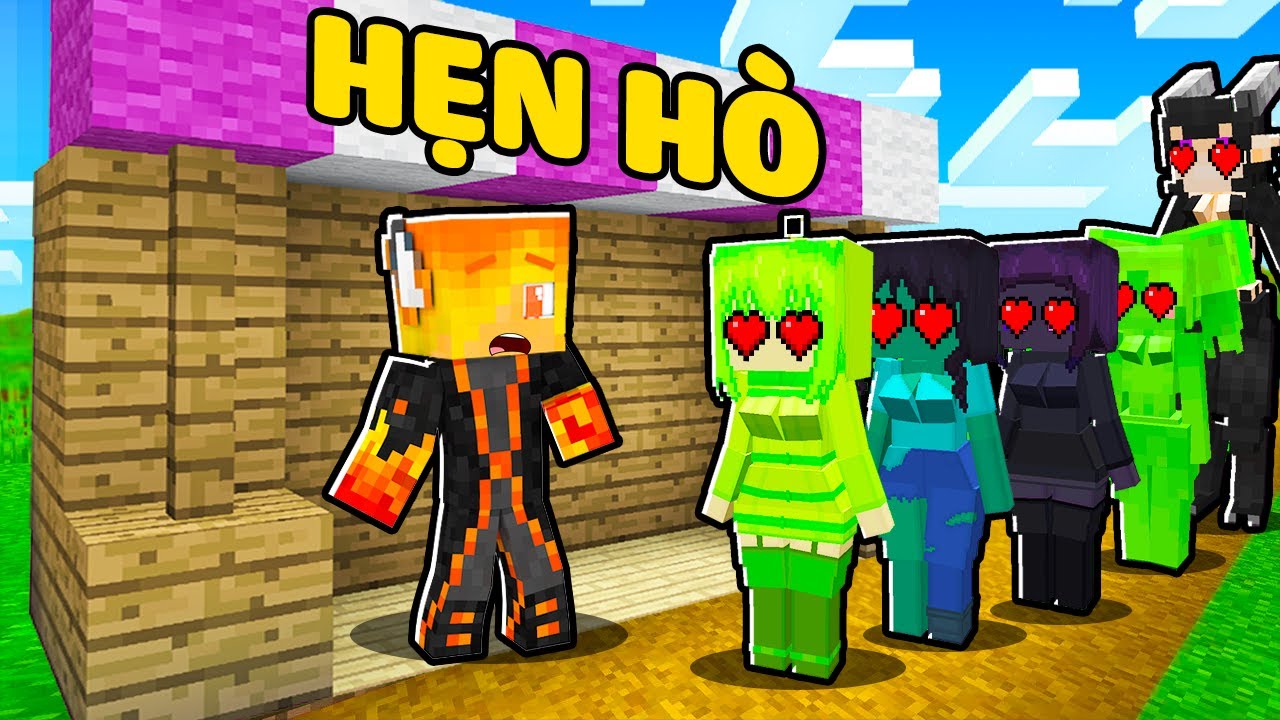 Tôi Hẹn Hò Với TẤt CẢ Bạn Gái Quái Vật Minecraft Vì Lý Do Kỳ Lạ Này