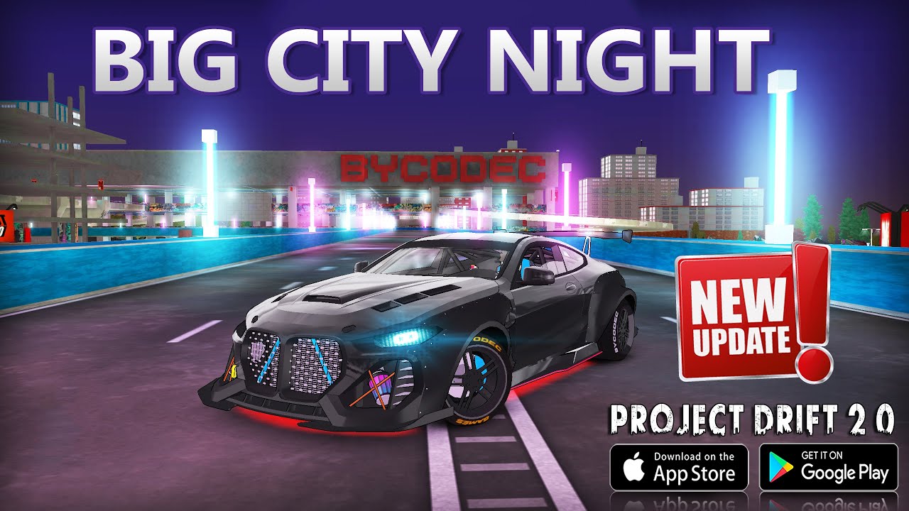 Big City Night Map - Project Drift 2.0 #drift #gameplay #map #games # ...