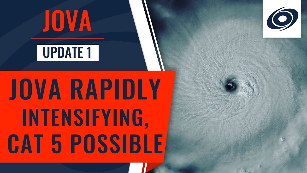 Jova explosively intensifies, Category 5 status nears - YouTube