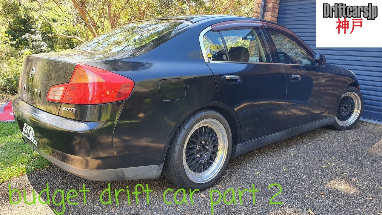 V35 skyline budget drift car build part 2 G35 infiniti. 350gt CVT - YouTube