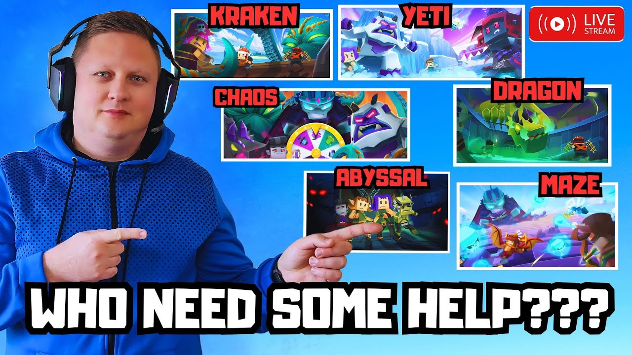 🔴 *LIVE* HUNT ROYALE! RUNNING DRAGON, KRAKEN, YETI, MAZE, ABYSSAL AND ...