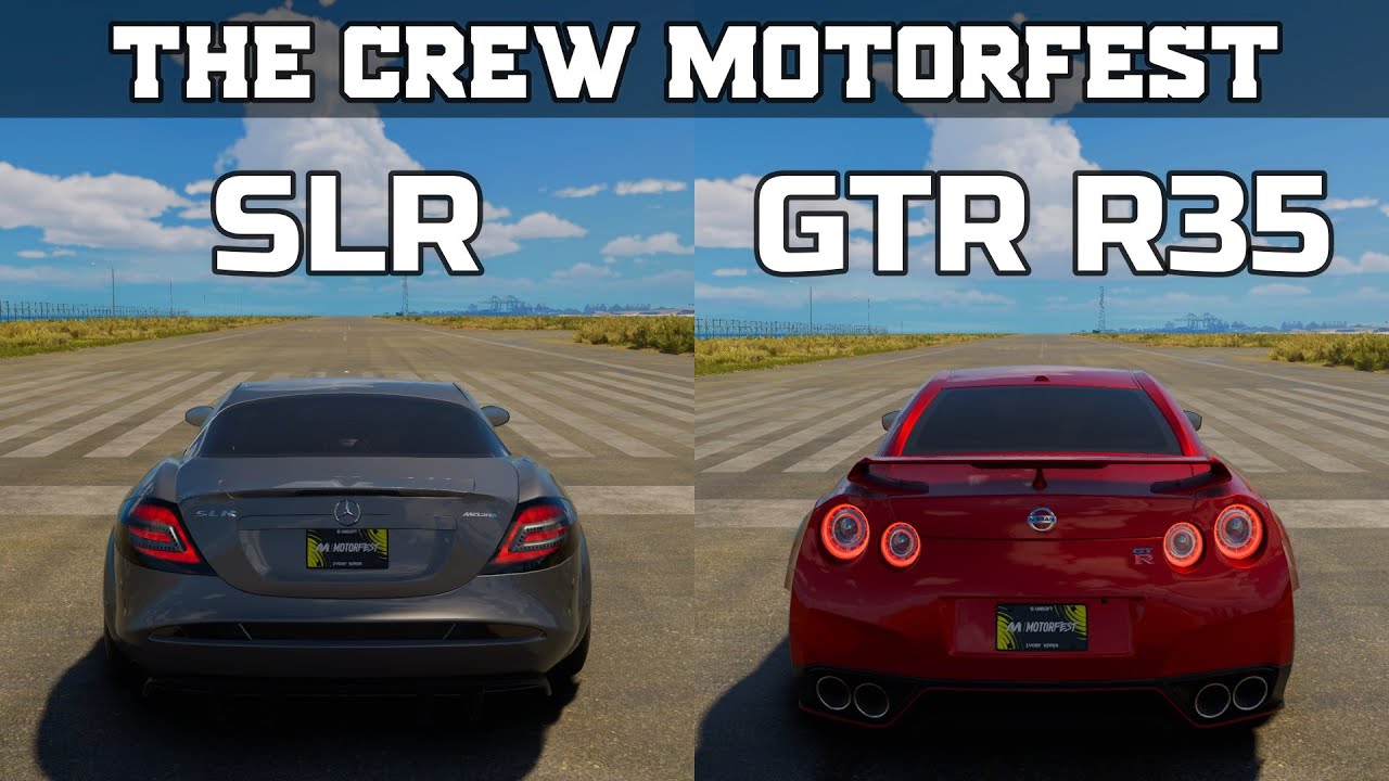 The Crew Motorfest - Mercedes-Benz SLR McLaren vs Nissan GTR R35 - Drag ...