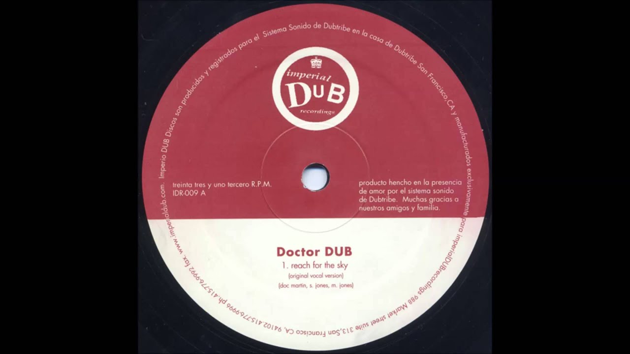 Doctor DUB - Reach For The Sky (Original Vocal Version) - YouTube