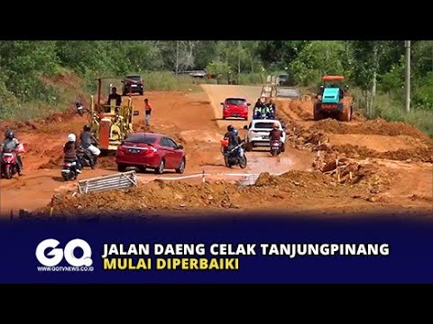 Jalan Daeng Celak Tanjungpinang Mulai Diperbaiki - YouTube