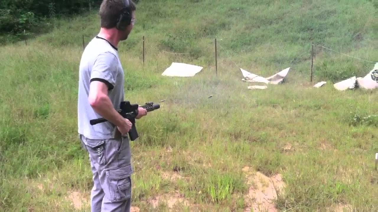 Ar15 pistol mag dump - YouTube