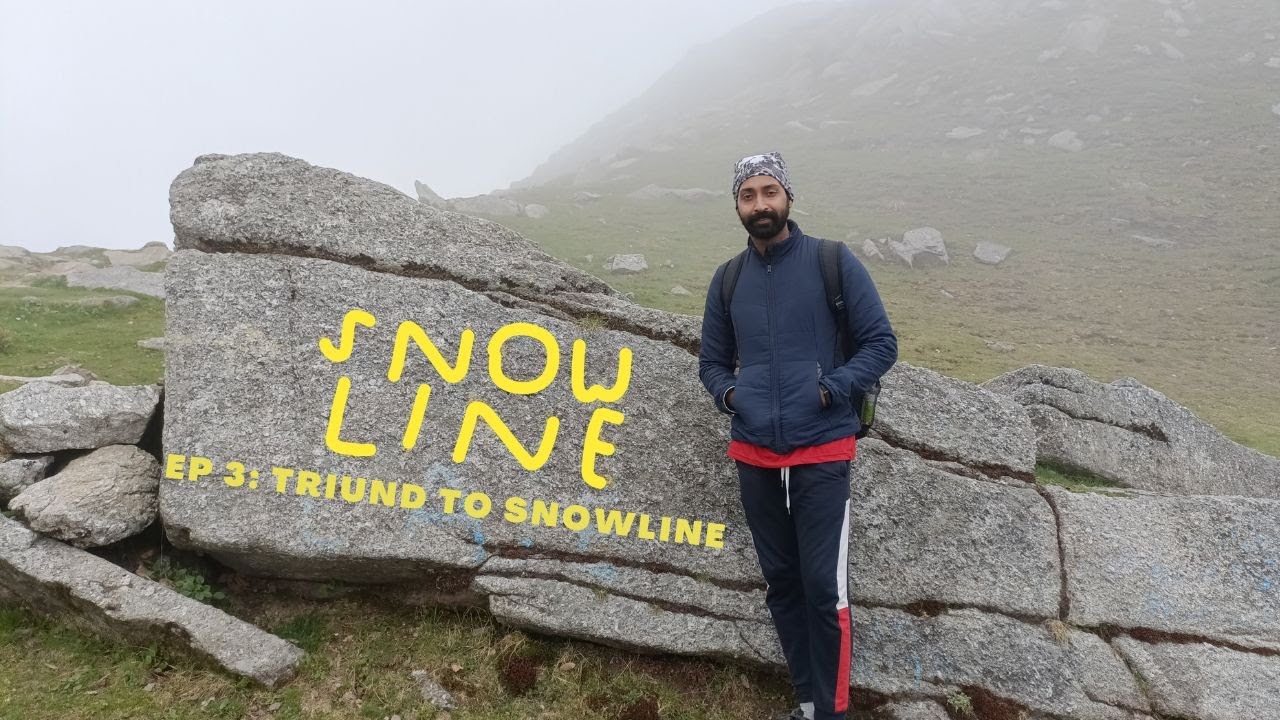 Snowline trek, 3 Km up from #triund || EP 3 || - YouTube