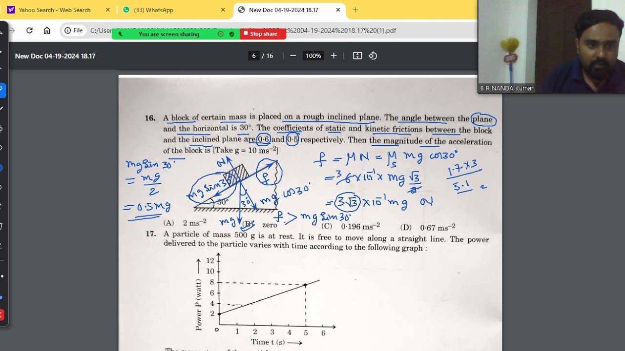 KCET 2024 Physics paper analysis ( 19-04-2024) || Detailed solutions ...