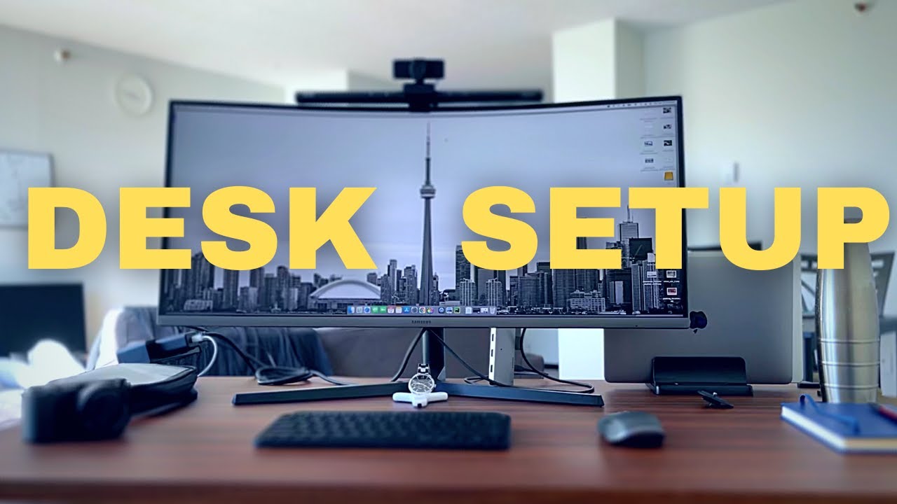 Productive DESK SETUP of a Software Engineer l Apple Macbook Desk Setup ...