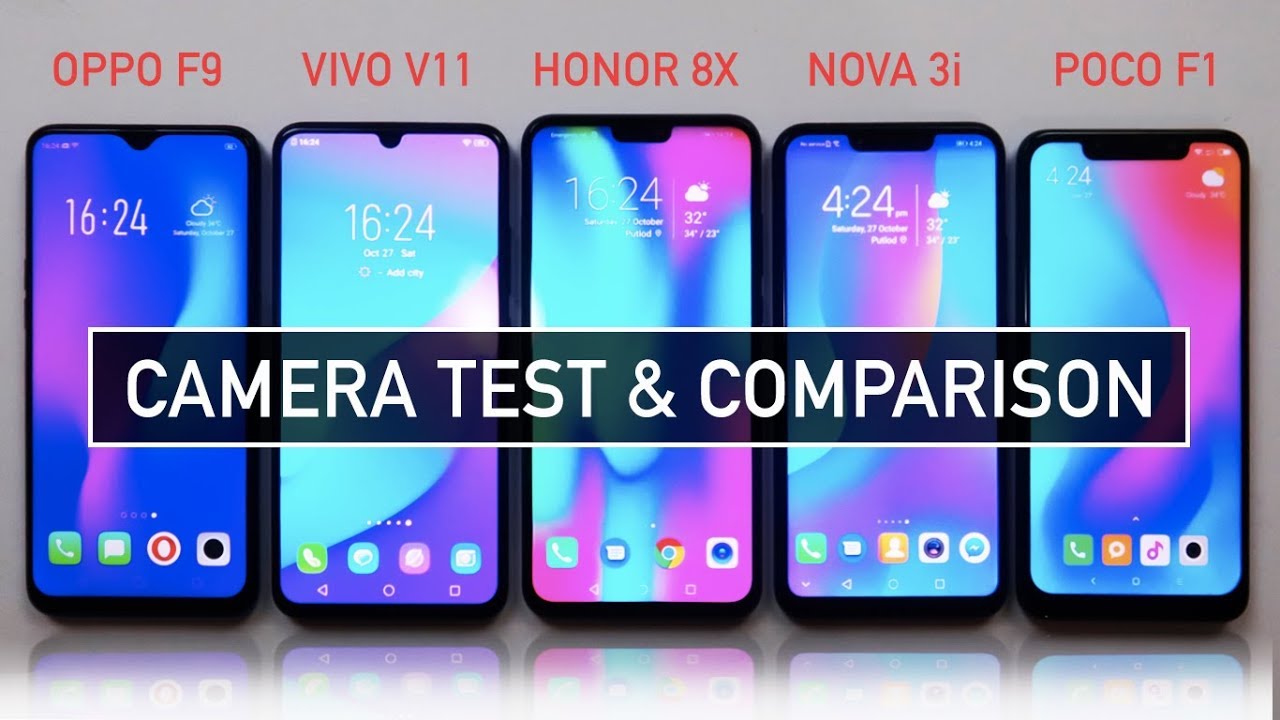 Oppo F9 / Vivo V11 / Honor 8X / Nova 3i / Poco F1 CAMERA Test | Zeibiz ...