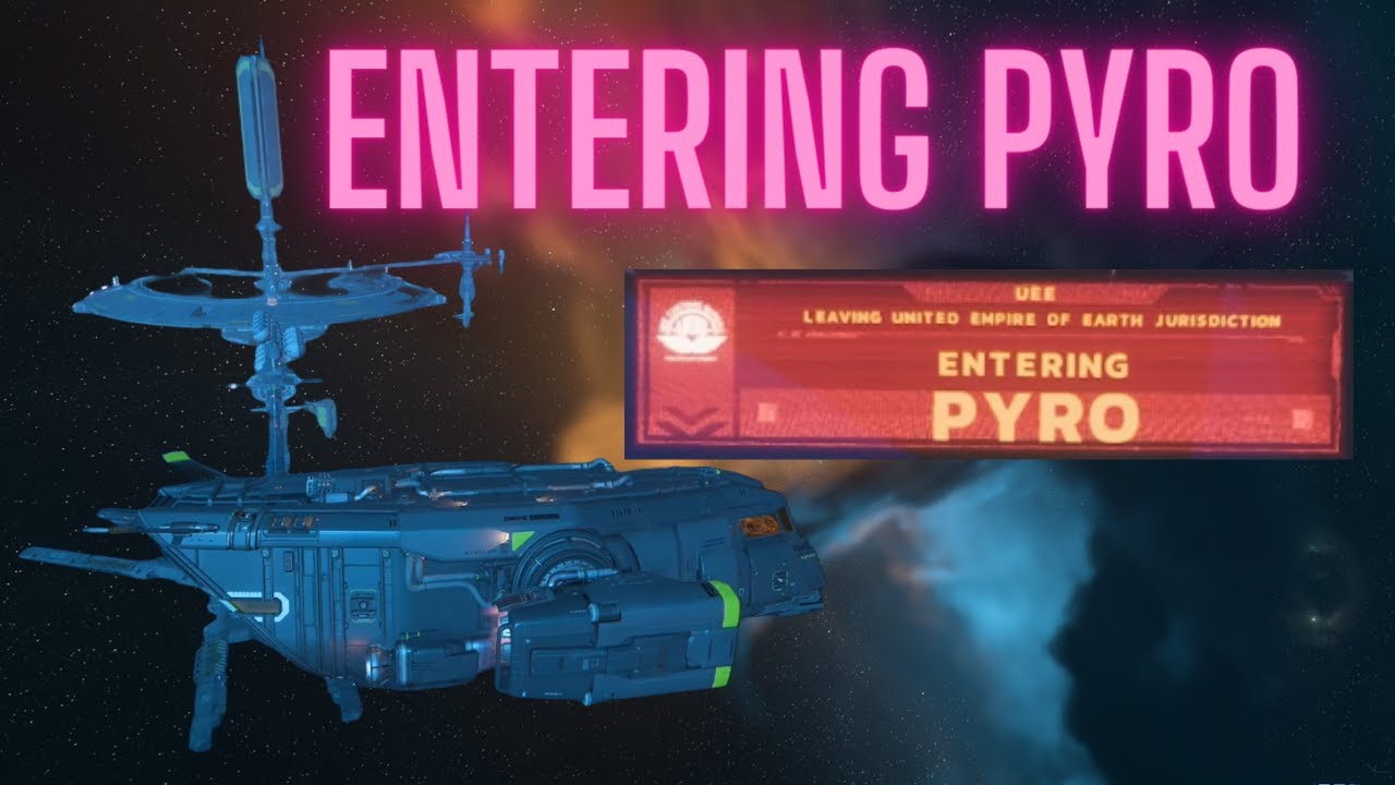 Star Citizen - Pyro Jump Point, and its Beautiful - YouTube