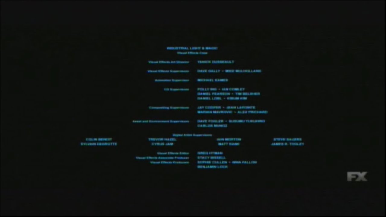 Star Wars: Episode 7 - The Force Awakens (2015) End Credits (FX 2023 ...