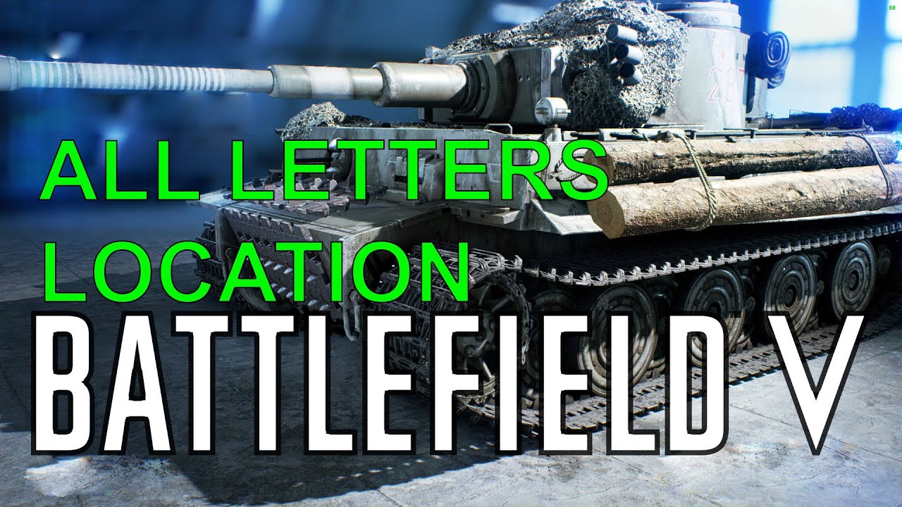 Battlefield V The Last Tiger All Letters Location - YouTube