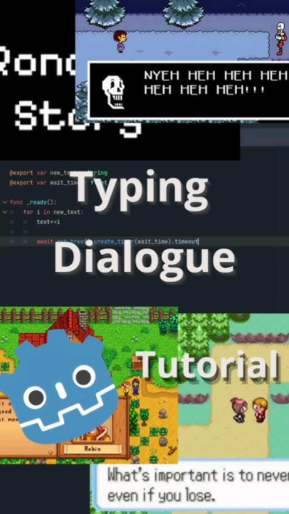 Typing Dialogues In Godot Tutorial Shorts Videogames Coding Indiedevs Youtube