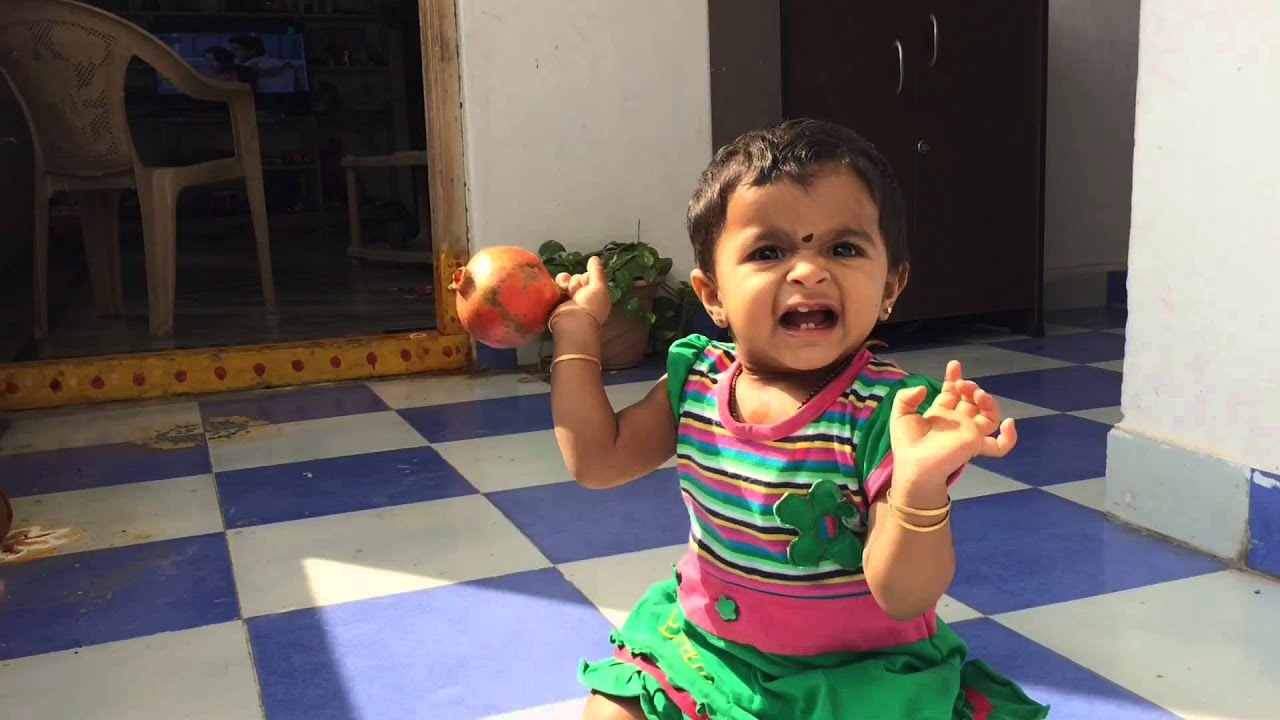 jaasritha playing danimma pandu - YouTube