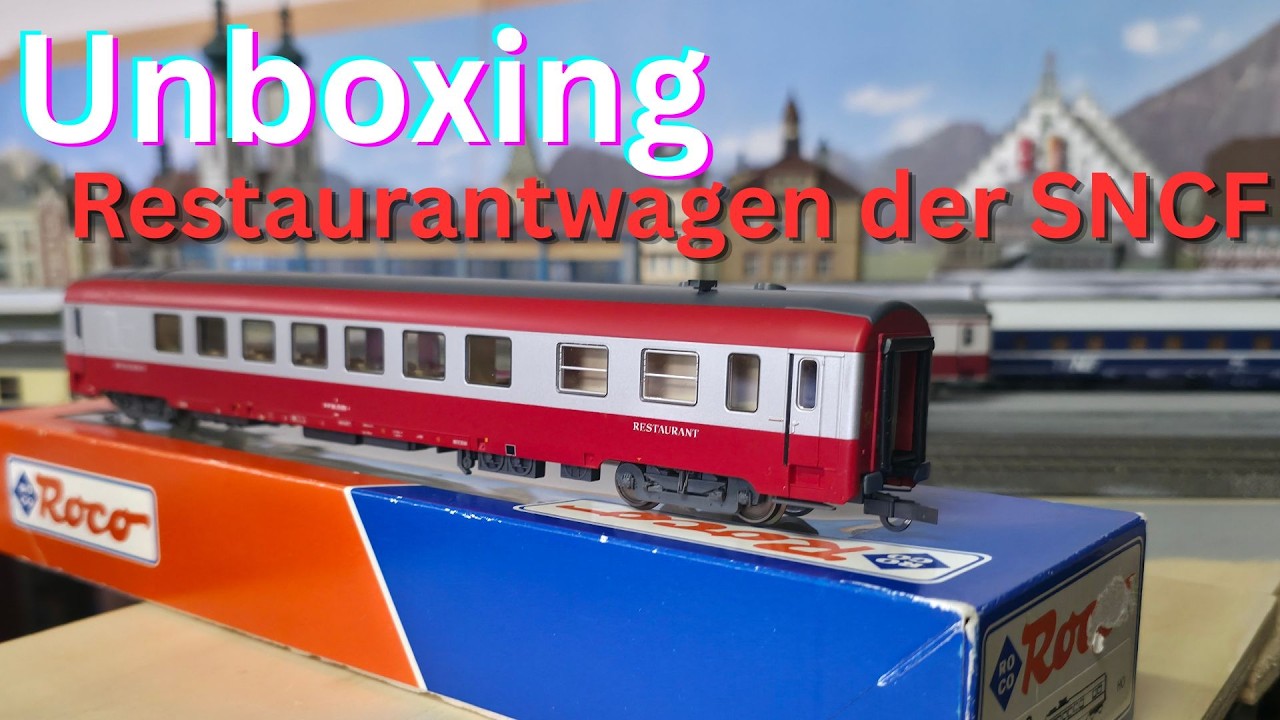 Unboxing SNCF Type UIC-Y Vru restaurant car by Roco - YouTube