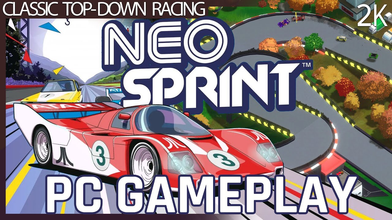 NeoSprint (2024) PC Gameplay - Classic Top-Down Atari Racing Game (No ...