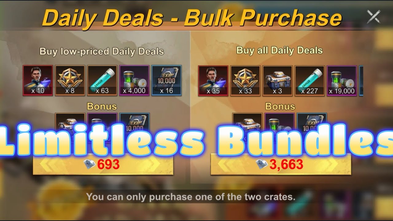 State of Survival ! limitless hero bundles - YouTube