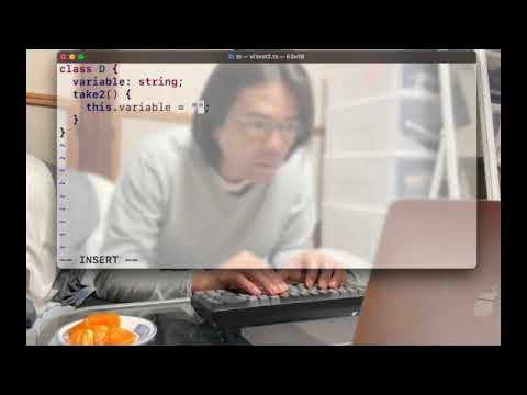 TypeScript class programming 01 keyboard with note - YouTube