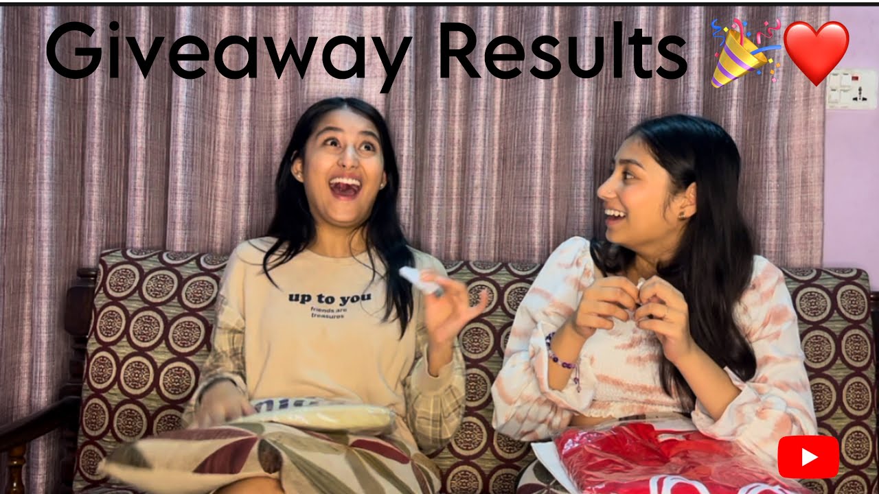 Giveaway Results || unexpected winners || smarika subedi - YouTube