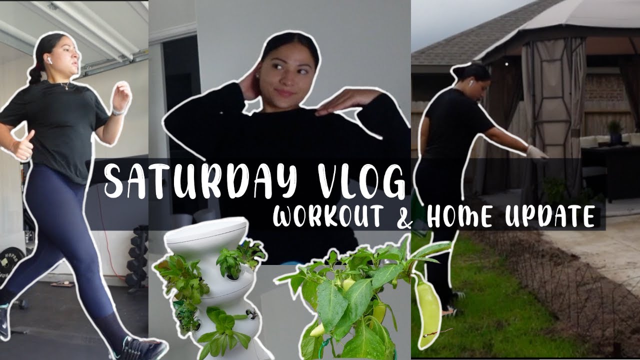 SATURDAY VLOG | WORKOUT | BACKYARD UPDATE | PLANTS | ULTA MINI HAUL ...