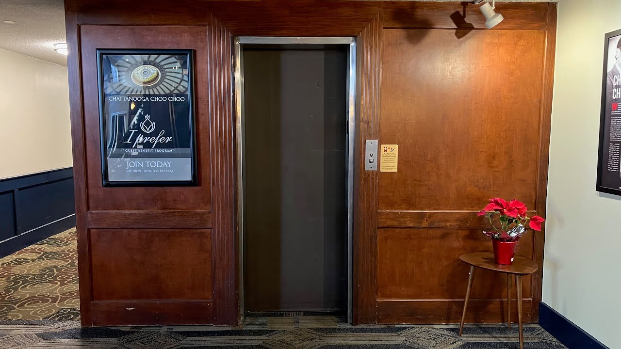 The 1973 Dover Elevator at the Chattanooga Choo Choo Hotel is still ...