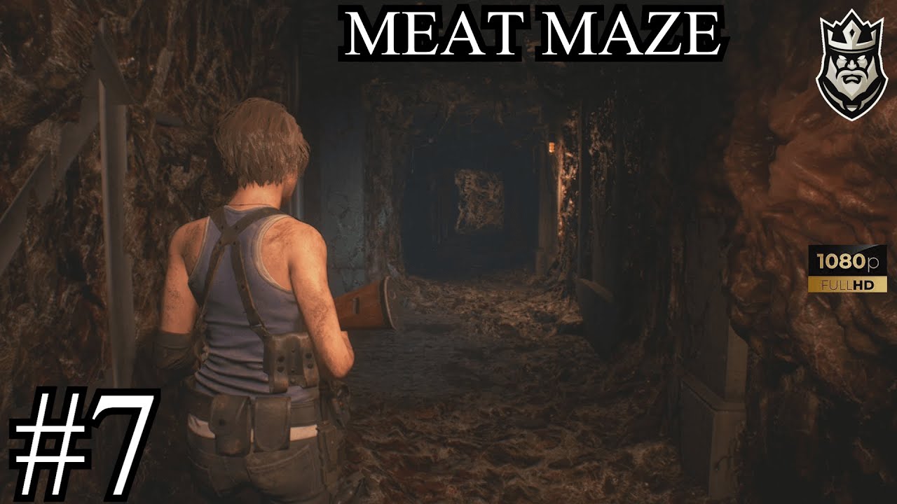 RESIDENT EVIL 3 REMAKE Walkthrough Gameplay Part 7-(MEAT MAZE) - YouTube