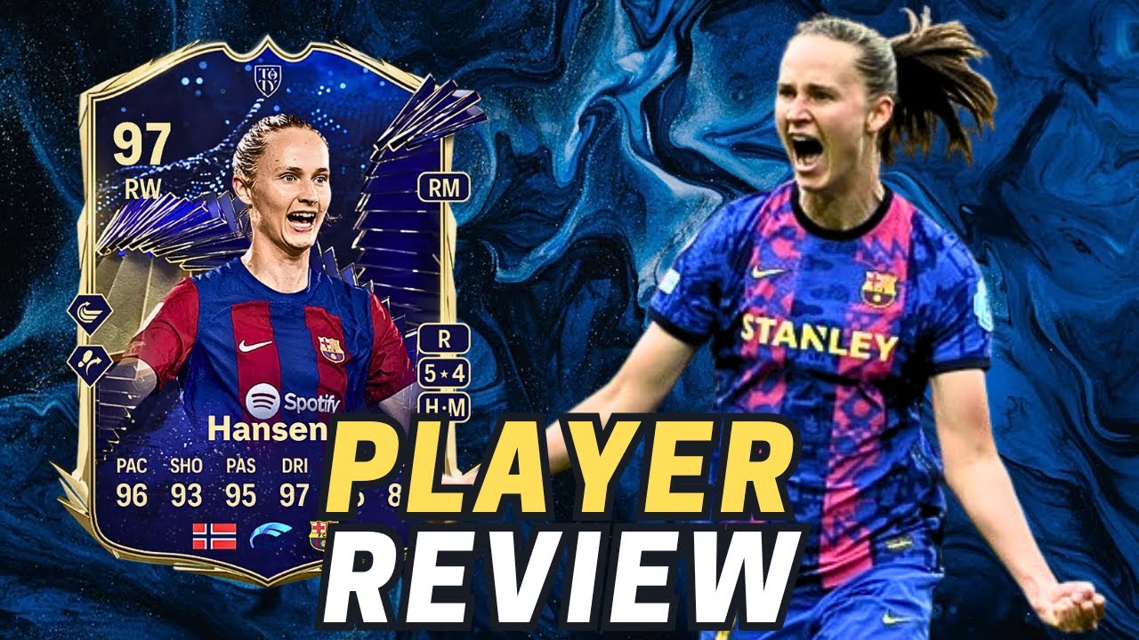 Graham Hansen TOTY EAFC 24 REVIEW - YouTube