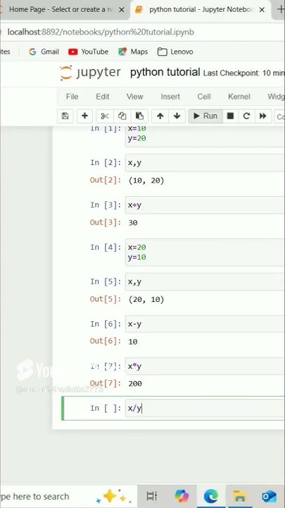 Python Tutorial for beginners in Hindi || Learn Python #python #coding #pythontutorial - YouTube