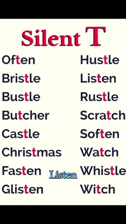 Silent T #shortvideo #see #englishlanguage #learnenglish # ...