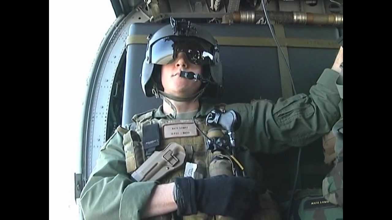 COMBAT SEARCH AND RESCUE TRAINING HH-60 with British Forces (HMS Argus ...