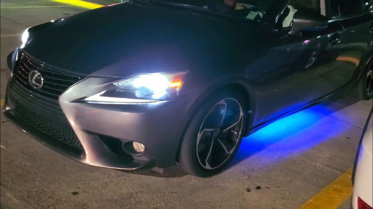 *Got Electrocuted? Installing Underglow on the Lexus IS350 - YouTube